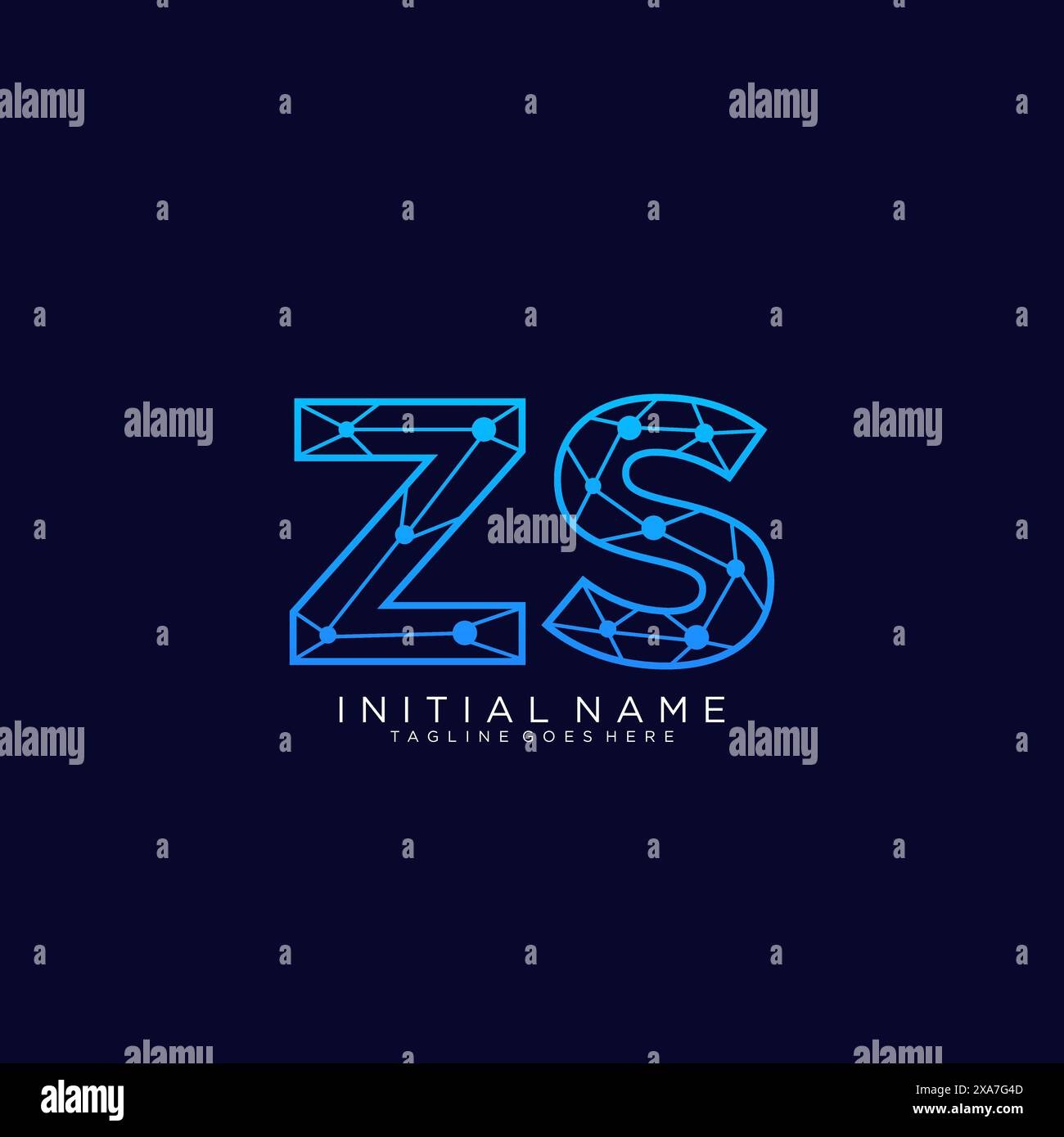 Zs logo design hi-res stock photography and images - Alamy