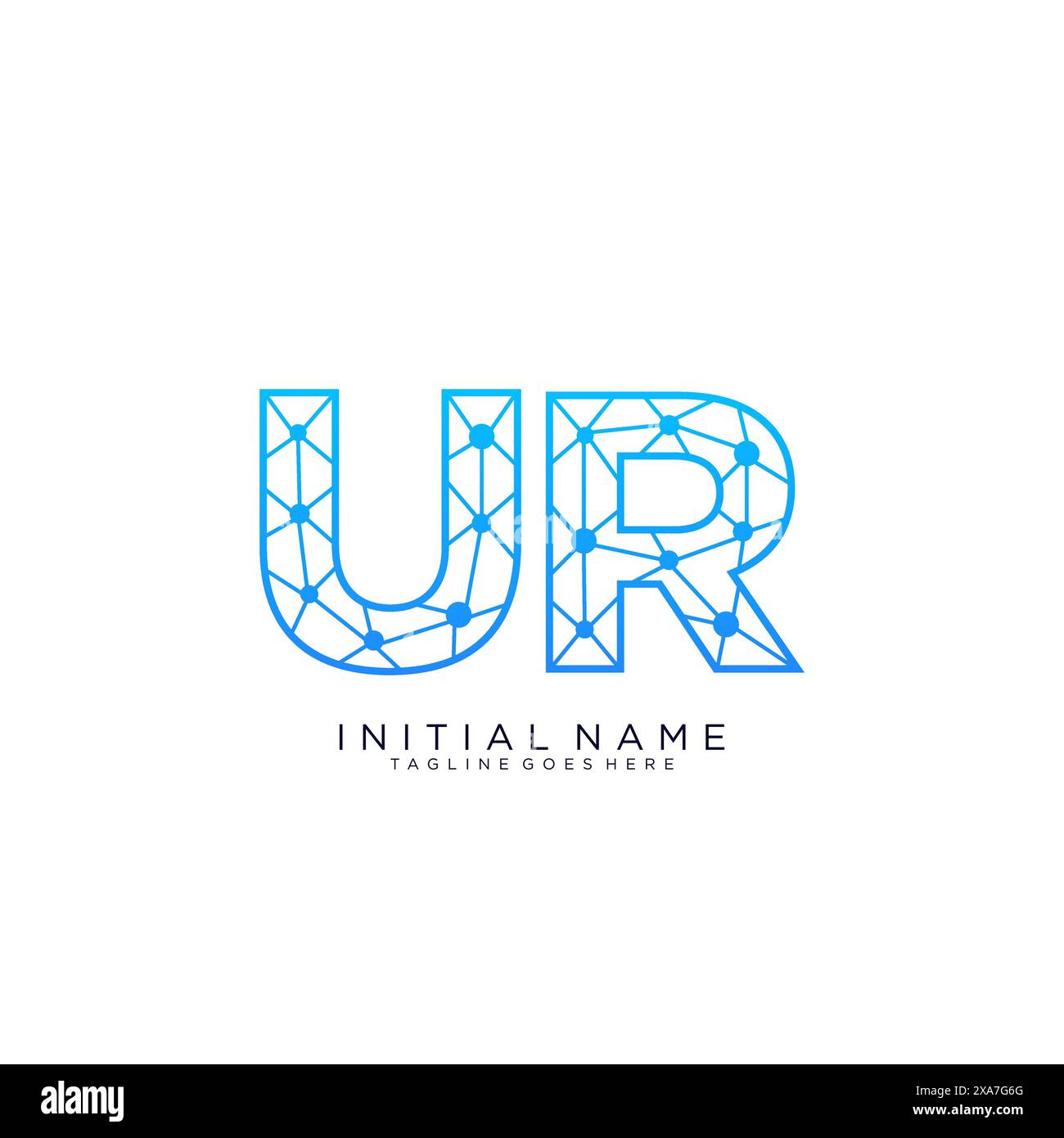 UR tech logo icon design template Stock Vector Image & Art - Alamy