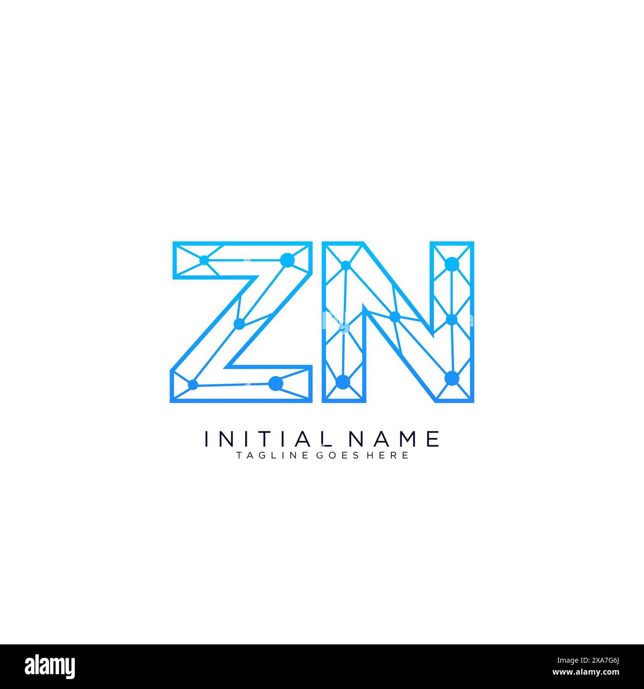 Zn tech logo hi-res stock photography and images - Alamy