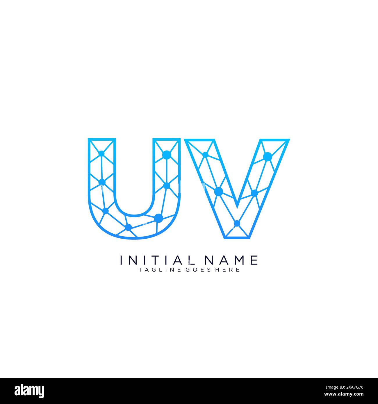 Uv logo vector vectors Cut Out Stock Images & Pictures - Alamy