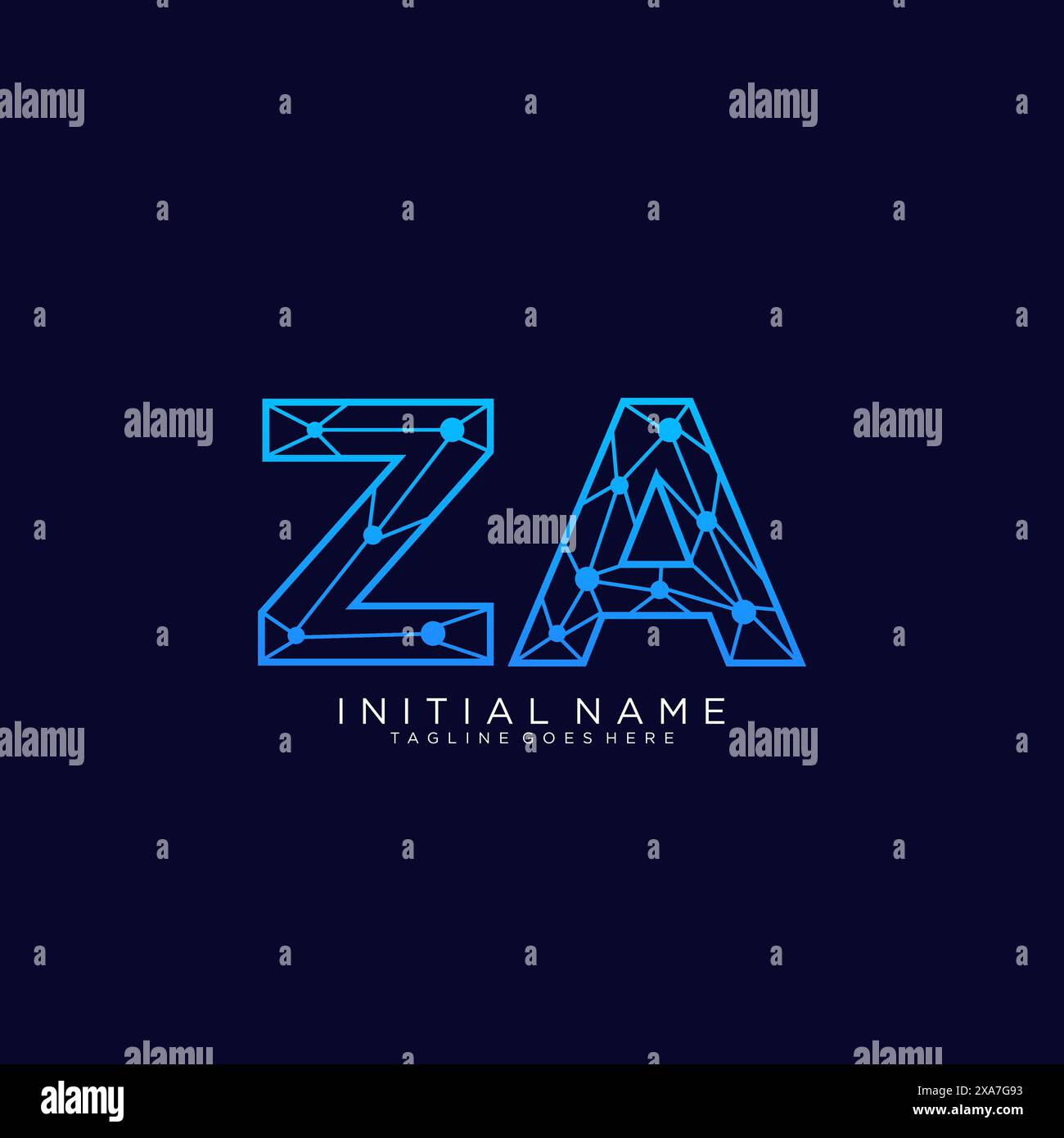 Za logo design hi-res stock photography and images - Alamy