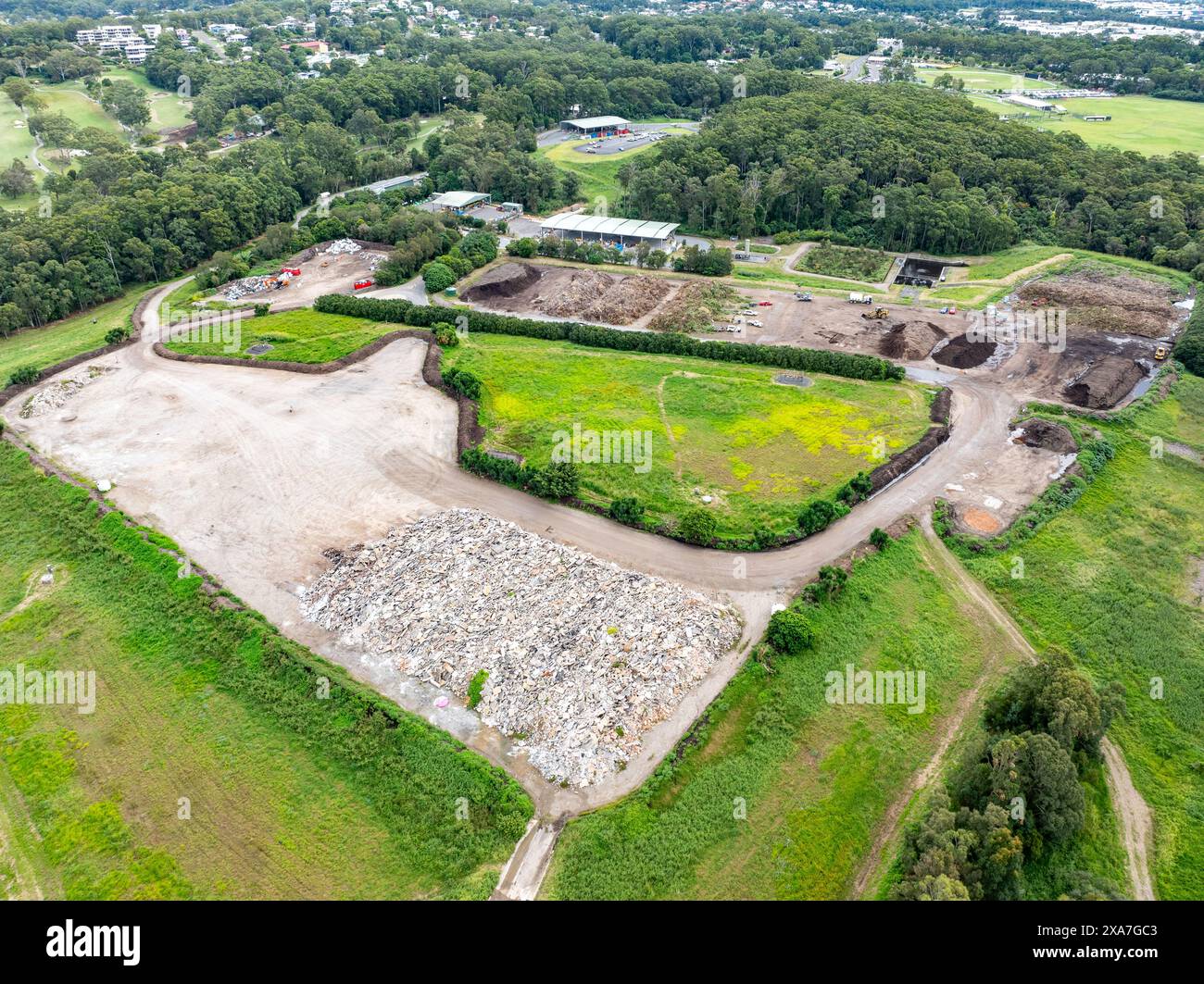Refuse Centre or tip centre Stock Photo - Alamy