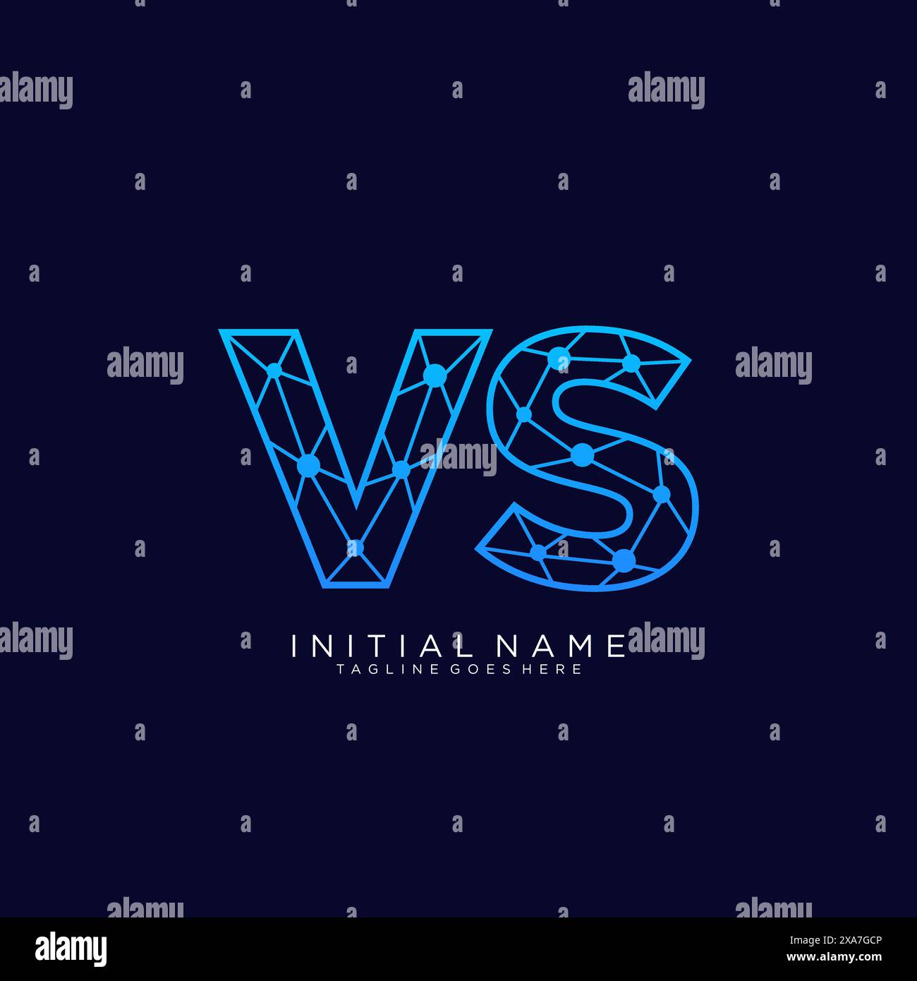 Vs tech logo hi-res stock photography and images - Alamy
