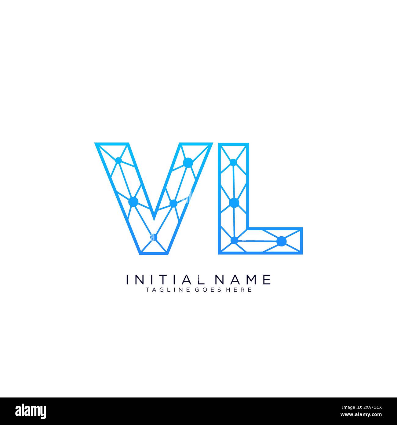 VL tech logo icon design template Stock Vector Image & Art - Alamy