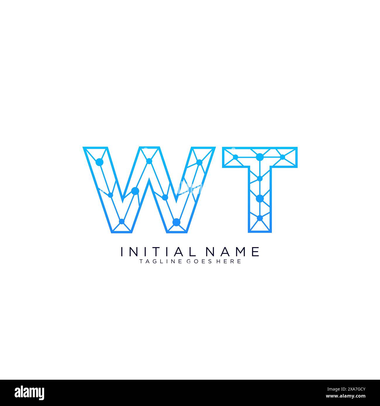 WT tech logo icon design template Stock Vector Image & Art - Alamy