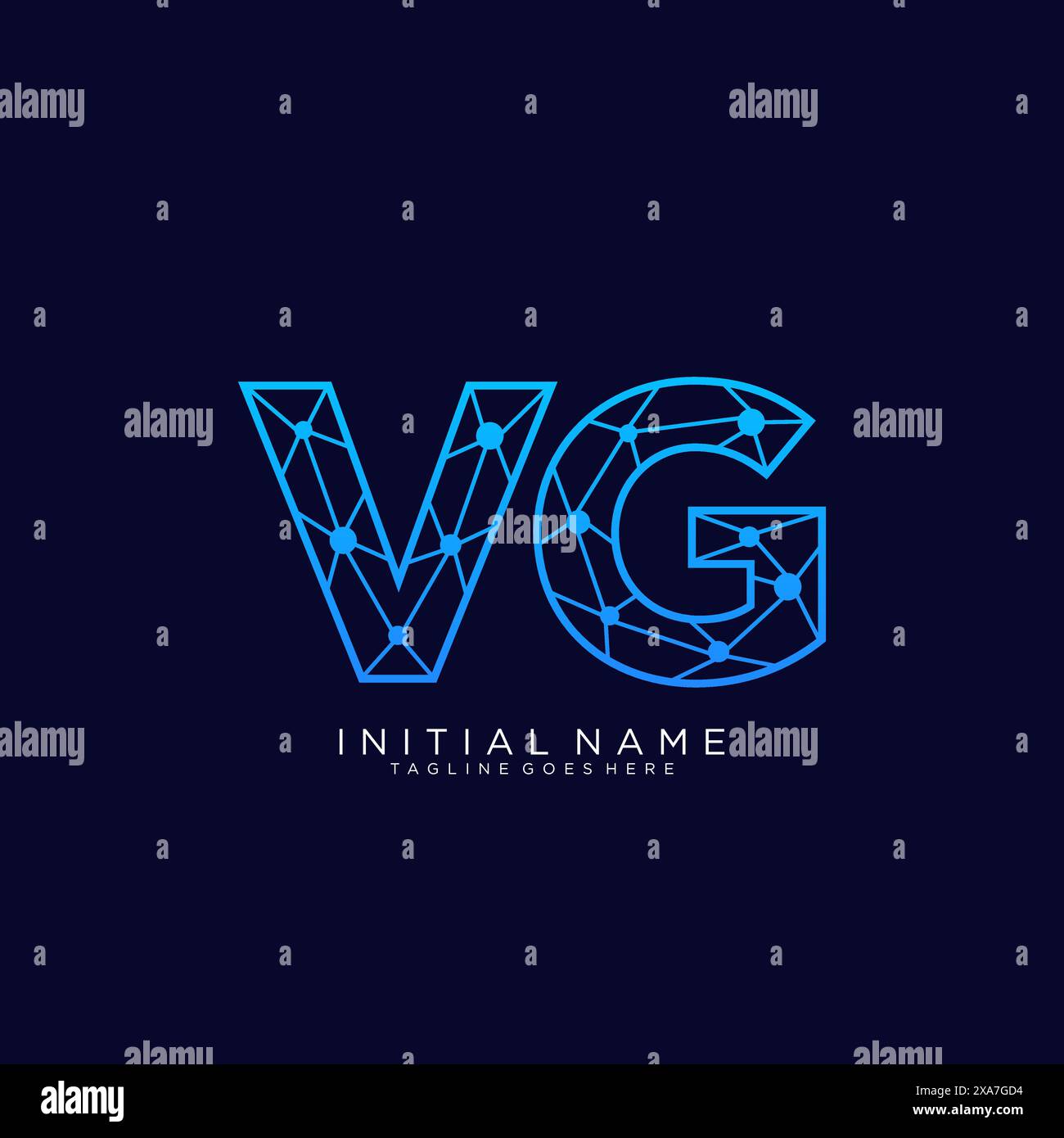 Vg logo design hi-res stock photography and images - Alamy