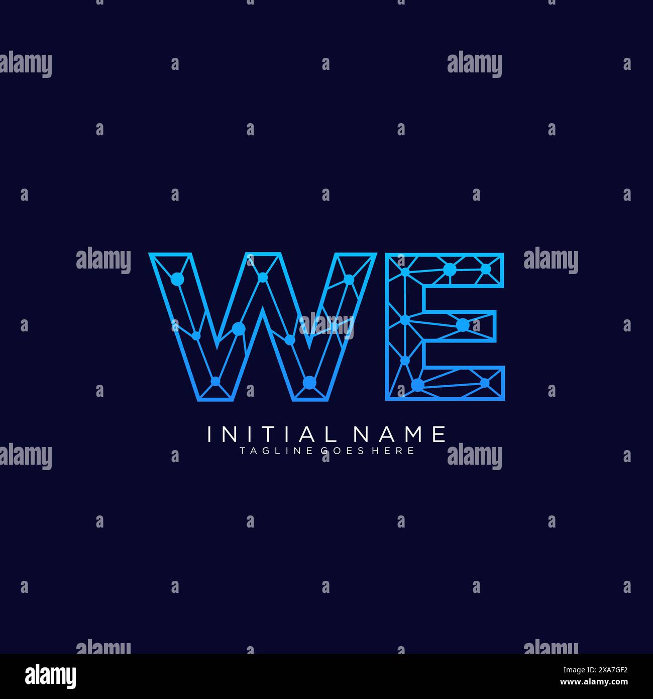 WE tech logo icon design template Stock Vector Image & Art - Alamy