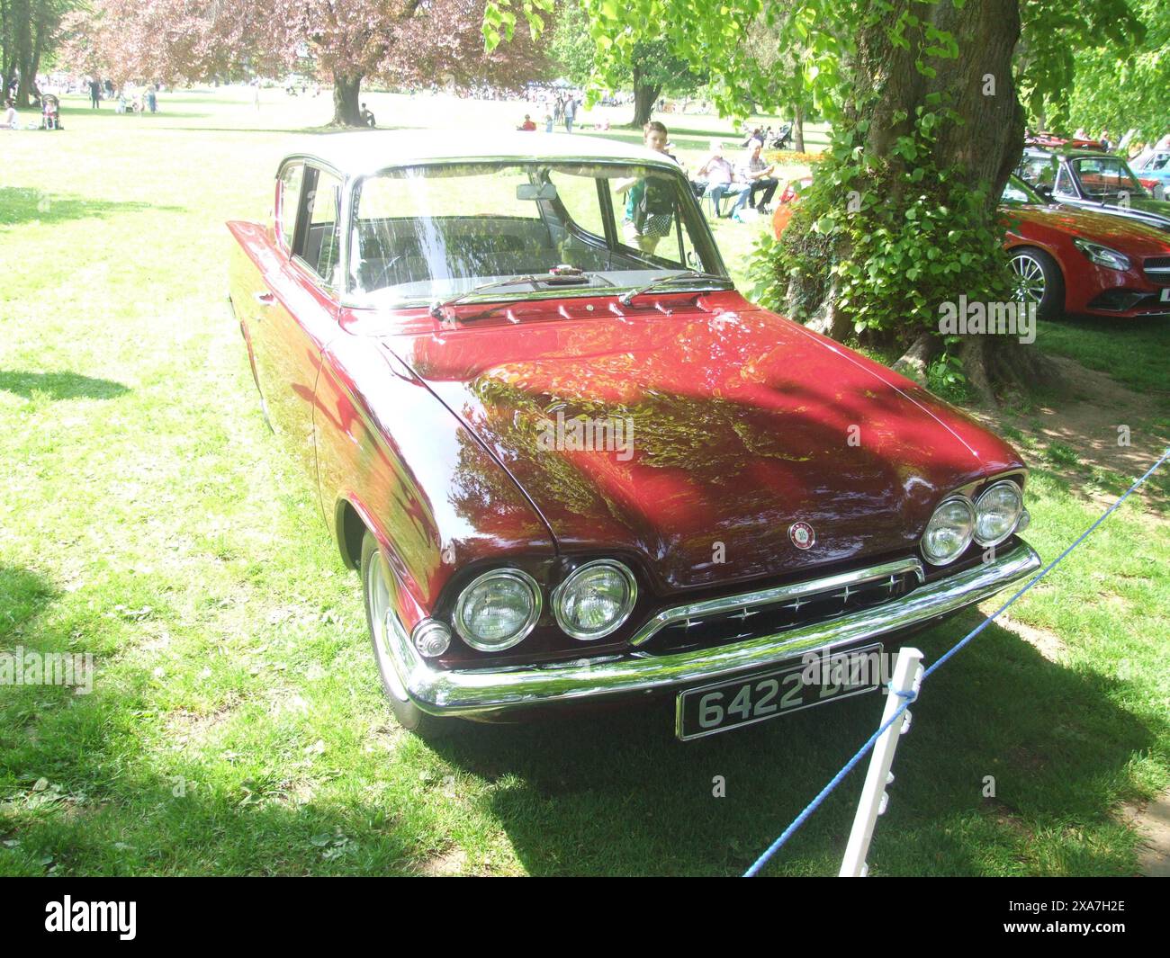 Sixties Ford Consul classic two door saloon Stock Photo - Alamy