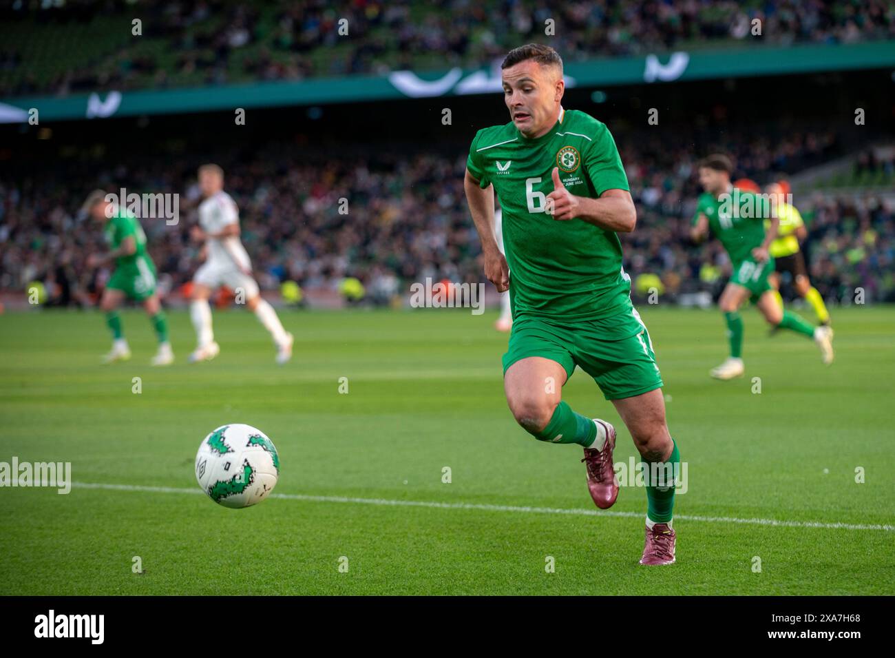 Dublin, Ireland. 05th June, 2024. Josh Cullen of Ireland during the ...