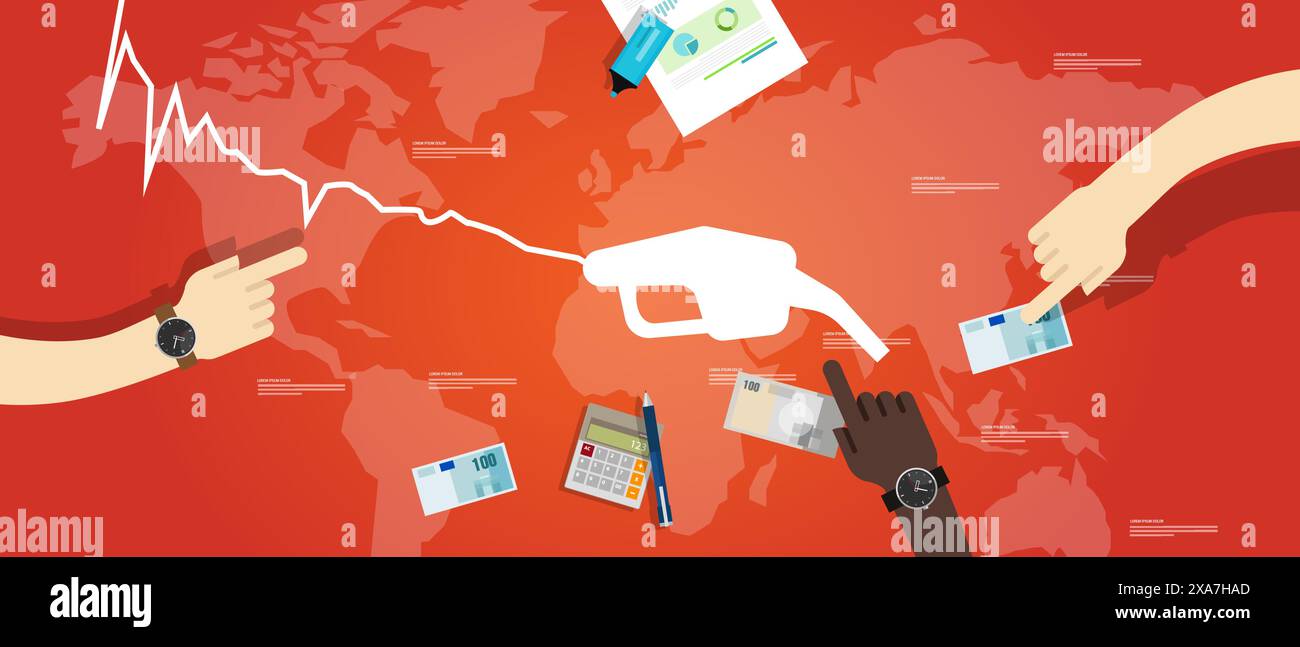 Oil gas price down plunge low drop plummet world crude oil chart market ...