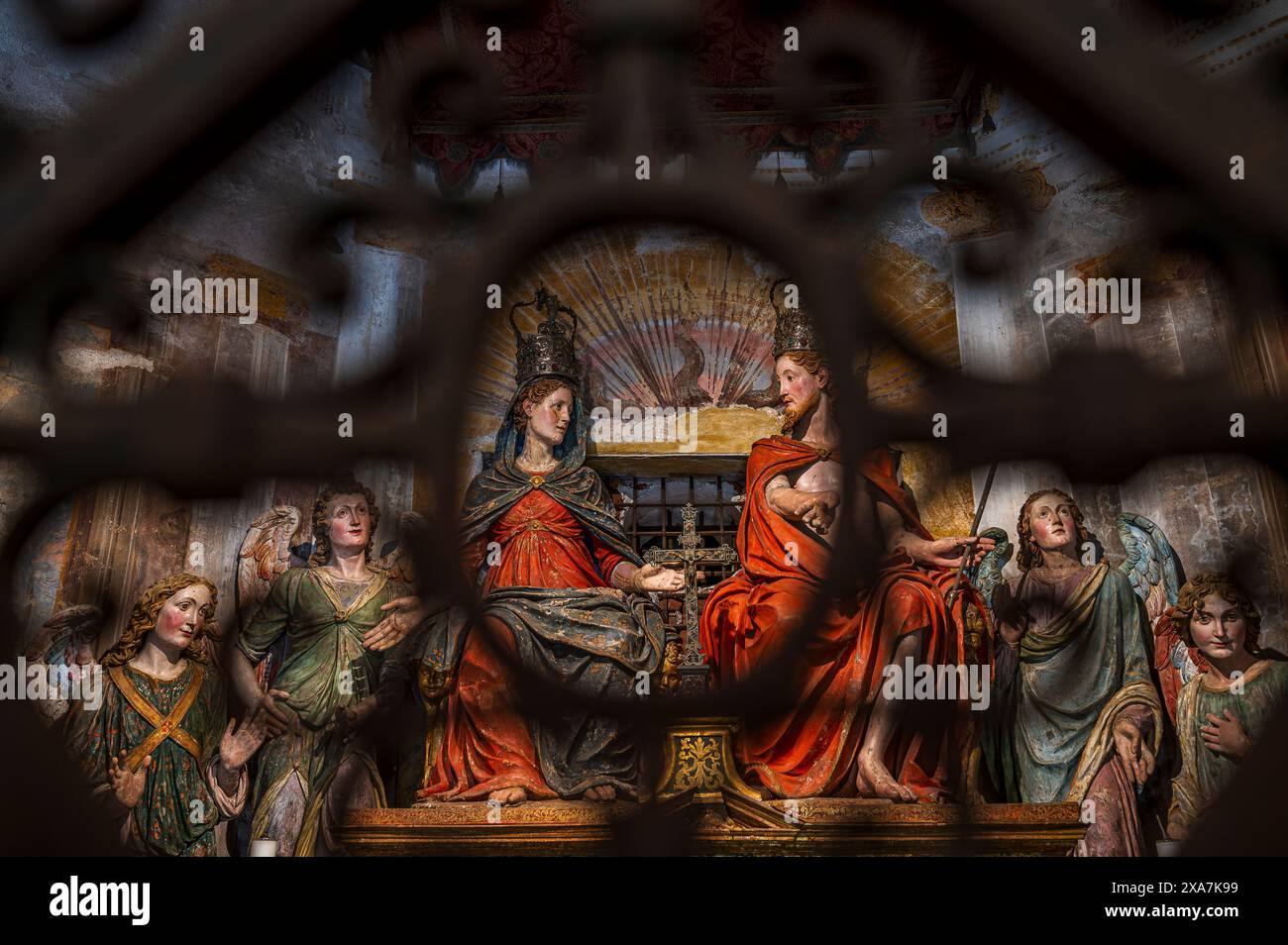 Chapel 11, Saint Francis receives the indulgence of Porziuncola, Sacro ...