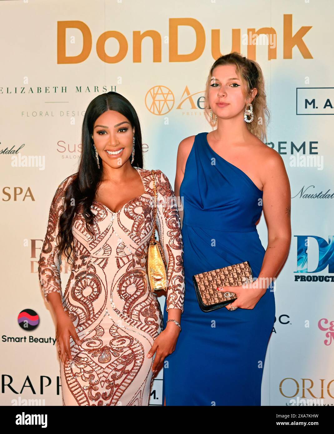 London, UK. 4th June, 2024. Chaly DN (L) is a influencer attends the ...