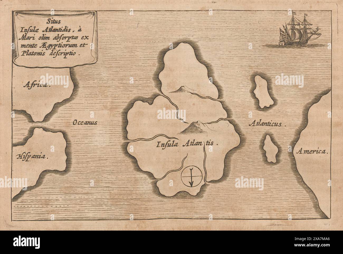 Ancient Atlantis Map