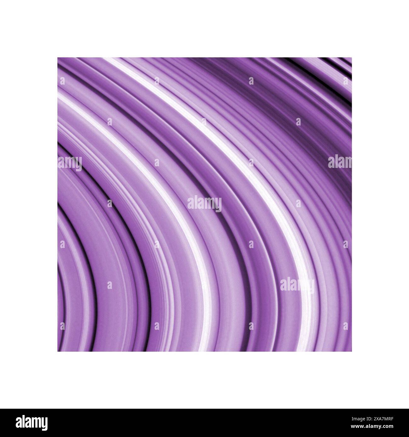 Illustration of Saturn's rings. The rings of Saturn are made up of ...