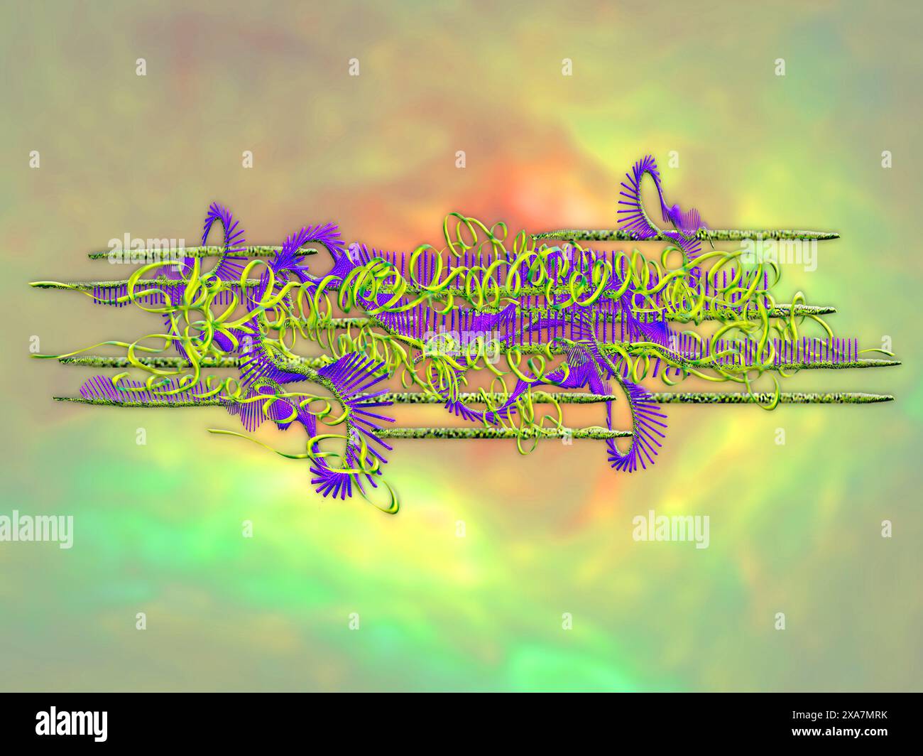 Illustration of an RNA (ribonucleic acid) obelisk. RNA obelisks are ...