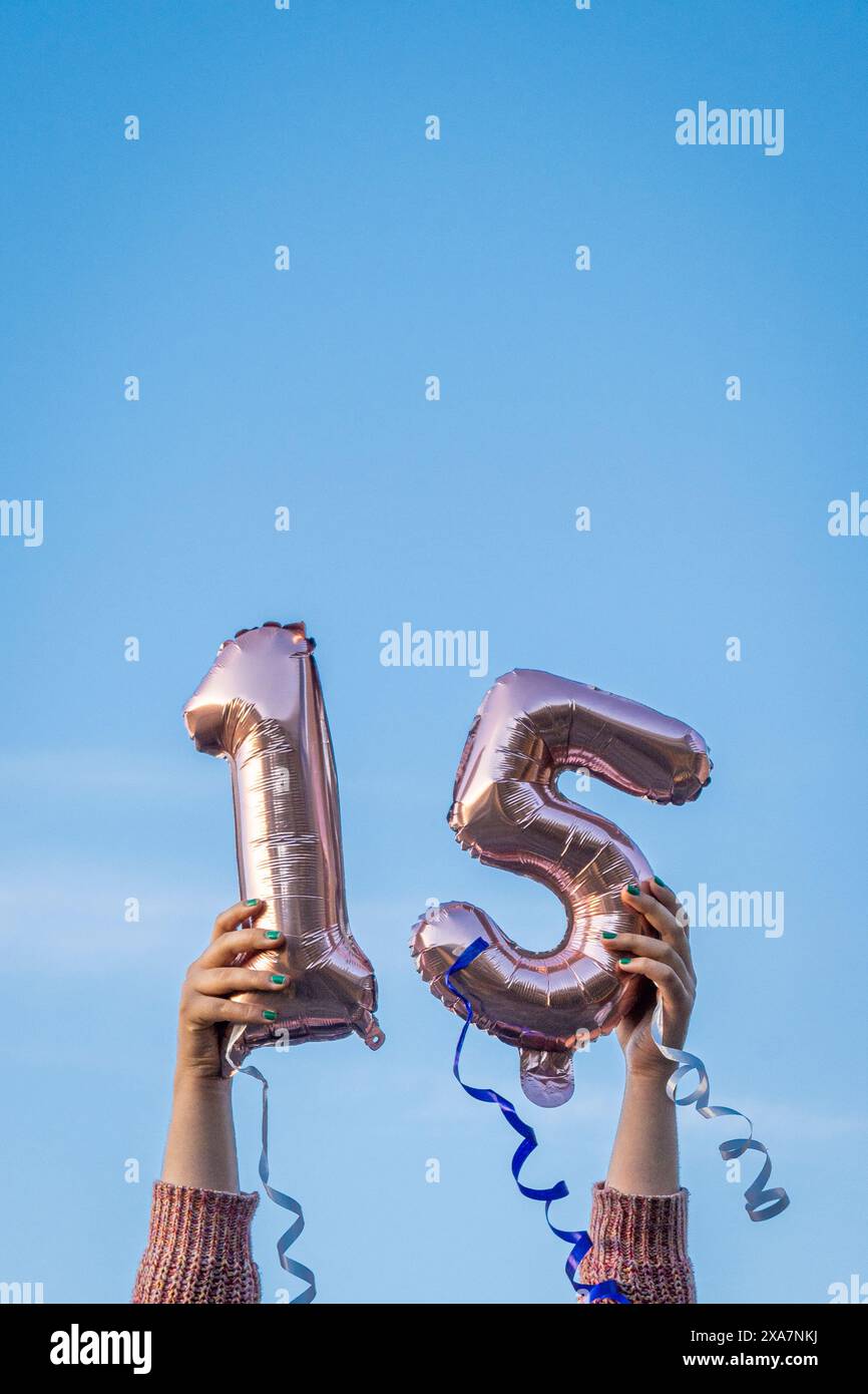 Silver hands hi-res stock photography and images - Alamy