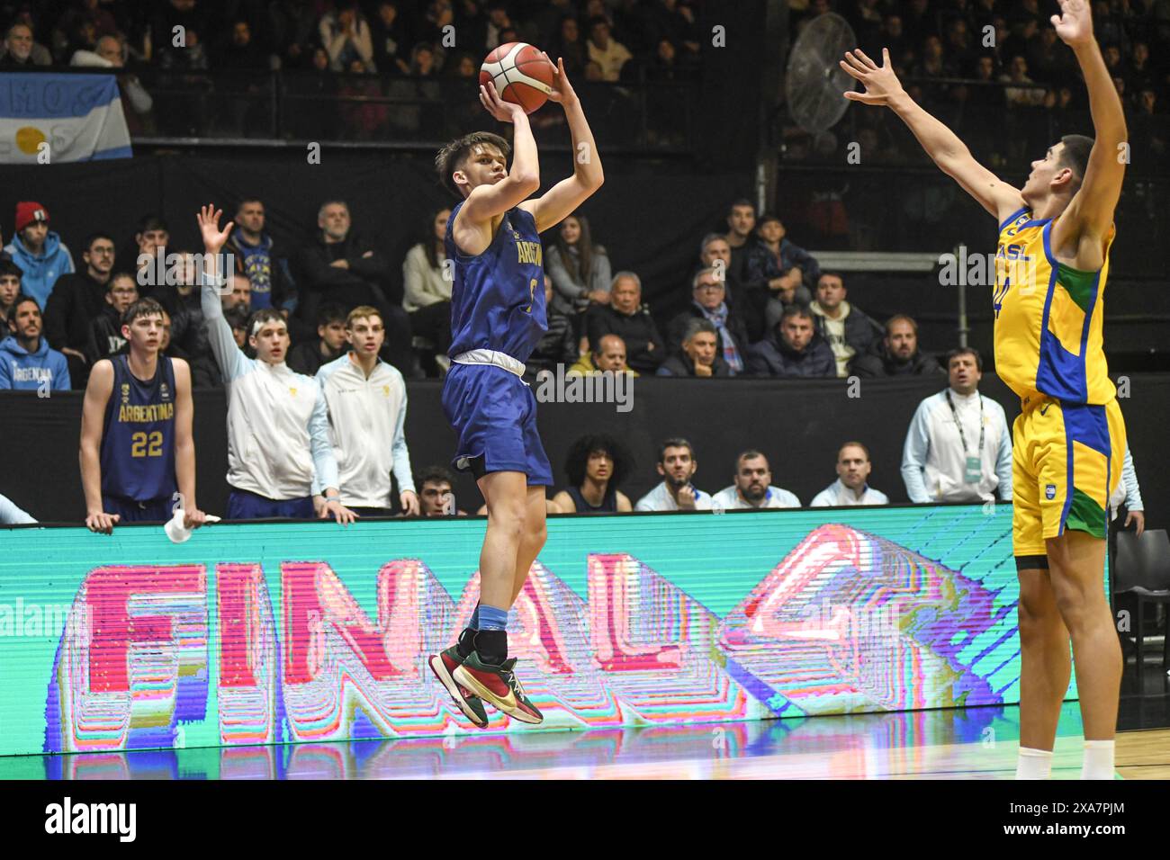 Matías Pikaluk (Argentina). FIBA Basketball Americup U18 - Buenos Aires ...
