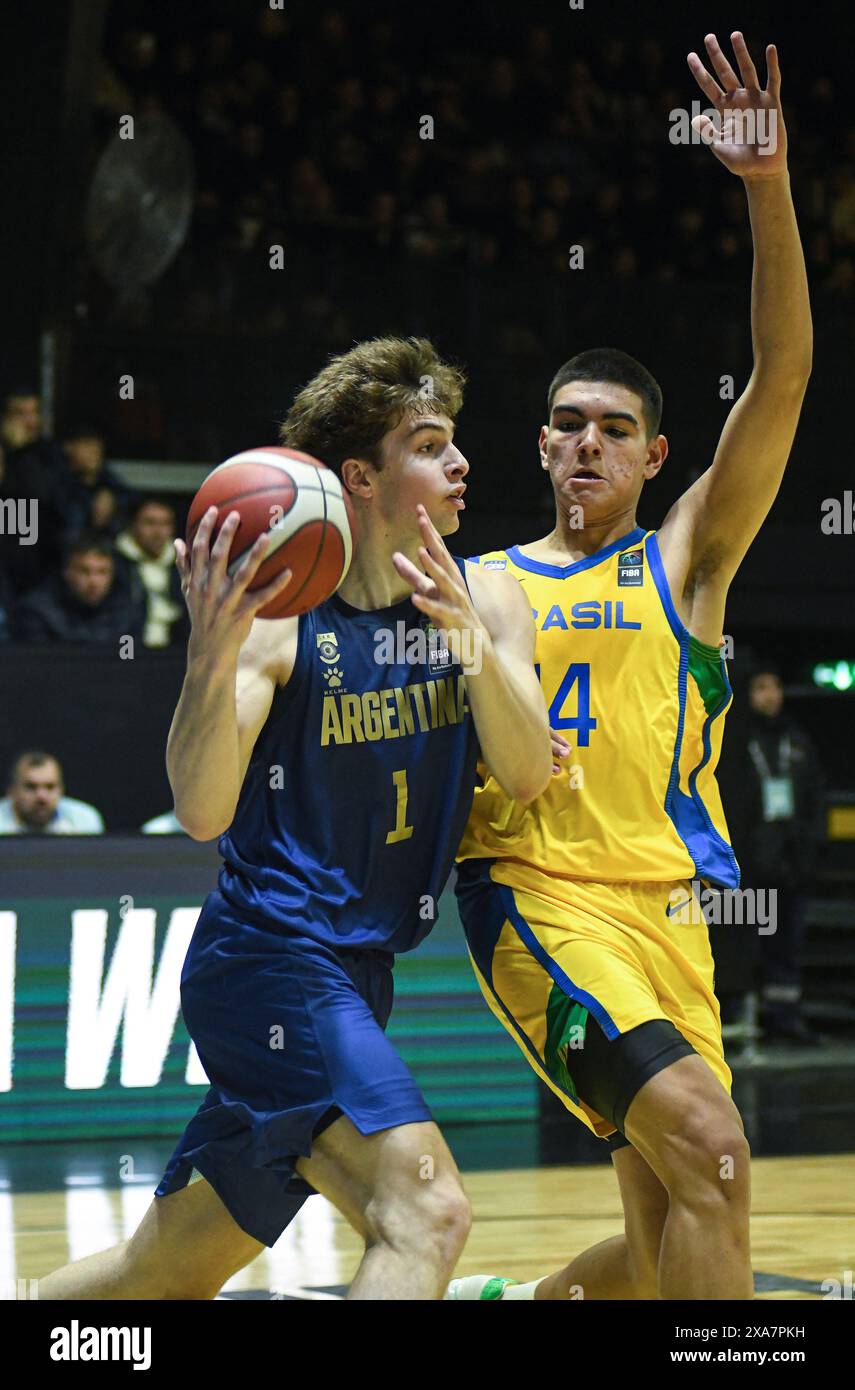 Tyler Kropp (Argentina). FIBA Basketball Americup U18 - Buenos Aires ...