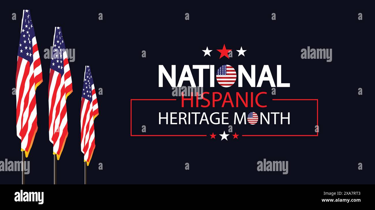 Celebrating National Hispanic Heritage Month Stock Vector Image & Art ...
