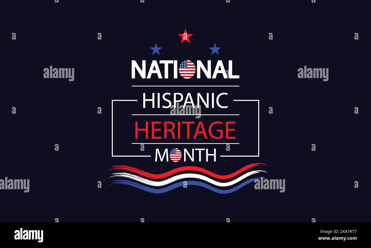 Celebrating National Hispanic Heritage Month Stock Vector Image & Art - Alamy
