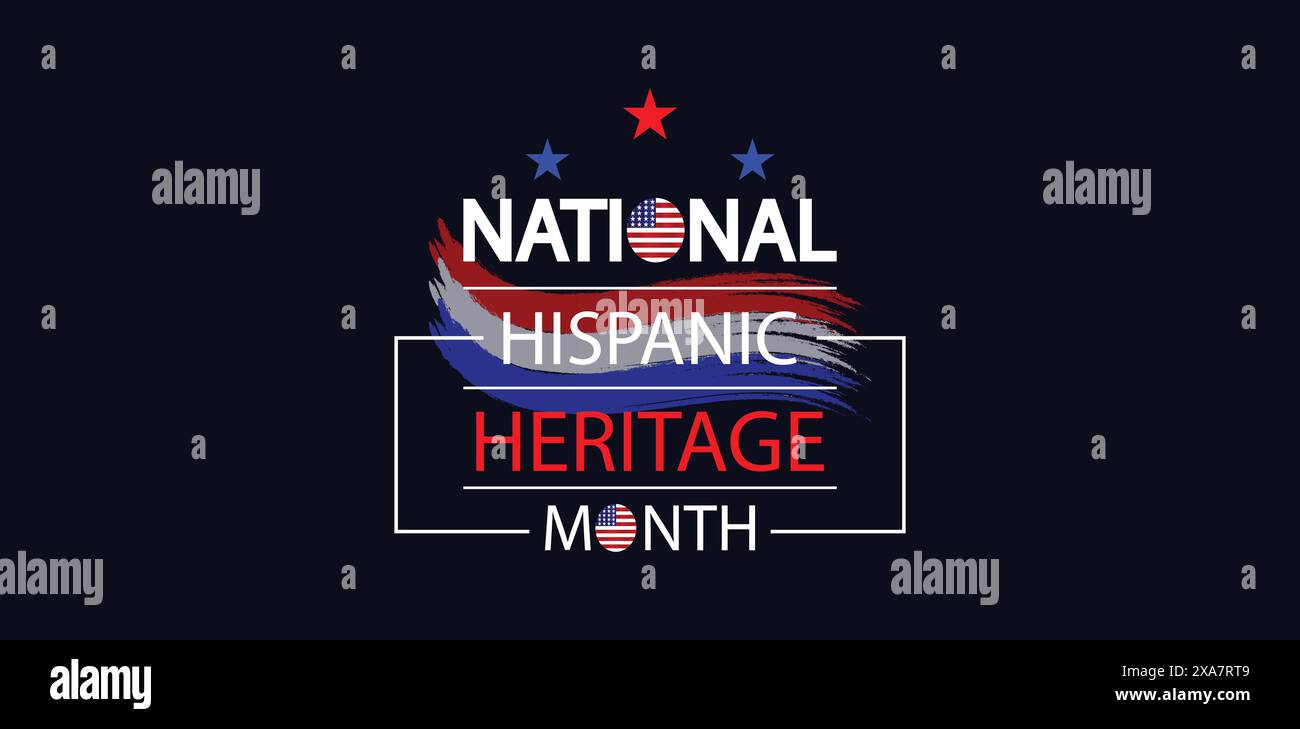 Celebrating National Hispanic Heritage Month Stock Vector Image & Art ...