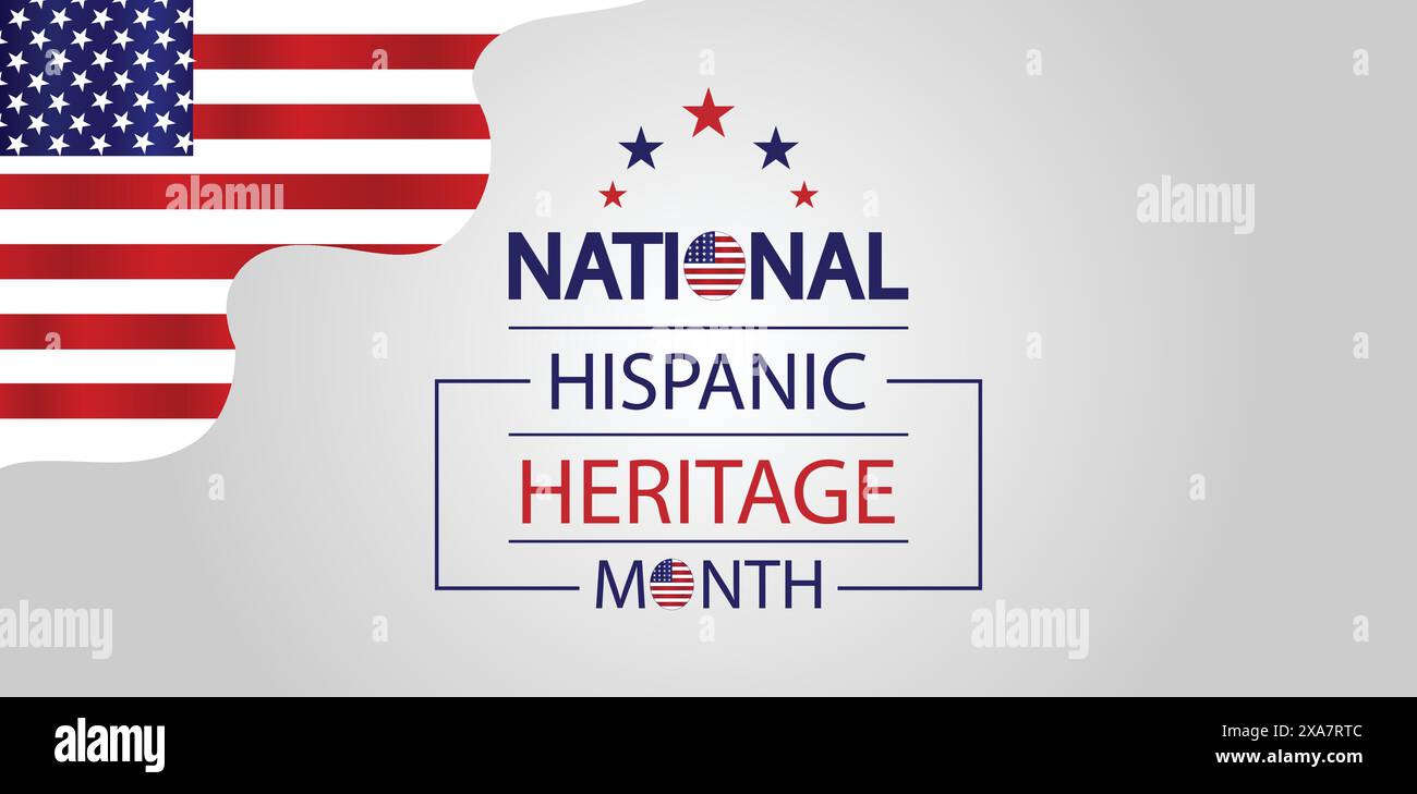 Celebrating National Hispanic Heritage Month Stock Vector Image & Art - Alamy