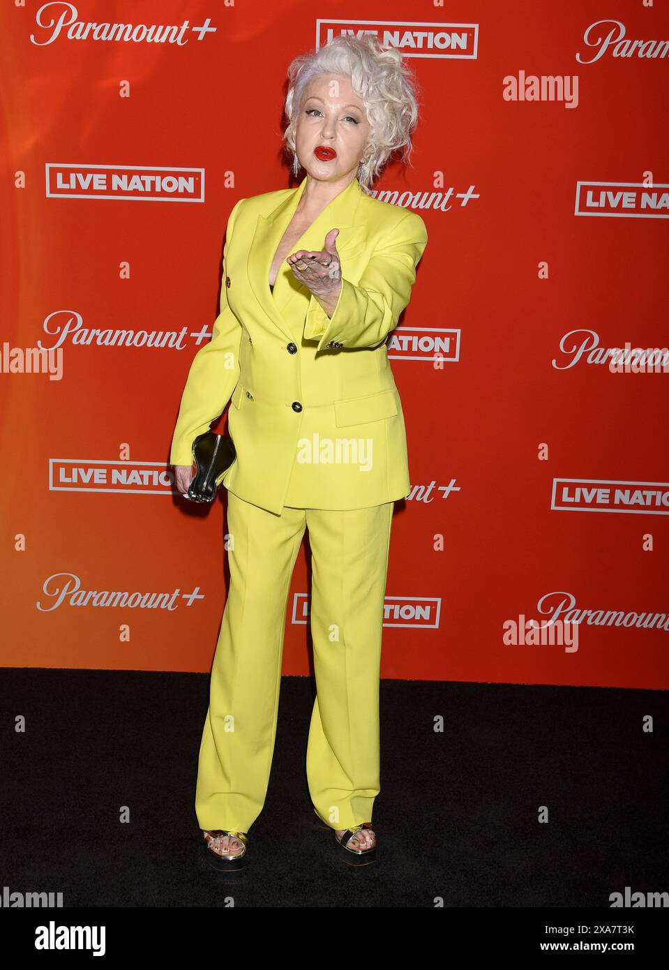 Hollywood, USA. 04th June, 2024. Cyndi Lauper arriving to Cyndi Lauper ...