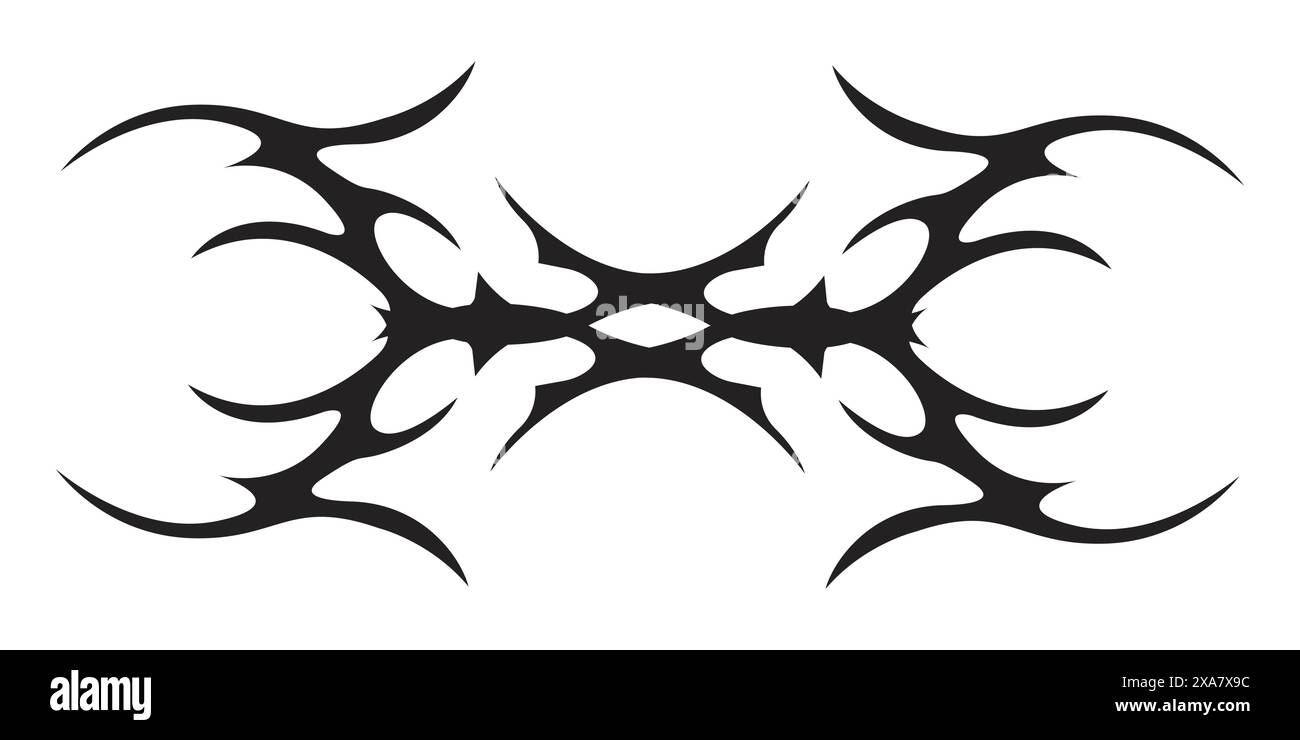 Neo tribal heart y2k aesthetic tattoo gothic cover, fire or wings ...