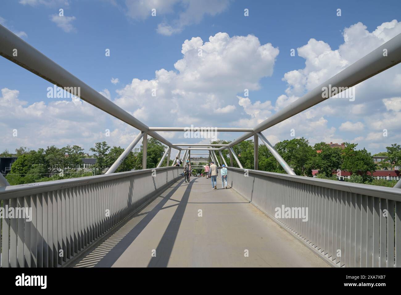 Brücke, Alfred-Lion-Steg, Tempelhof-Schöneberg, Berlin, Deutschland ...