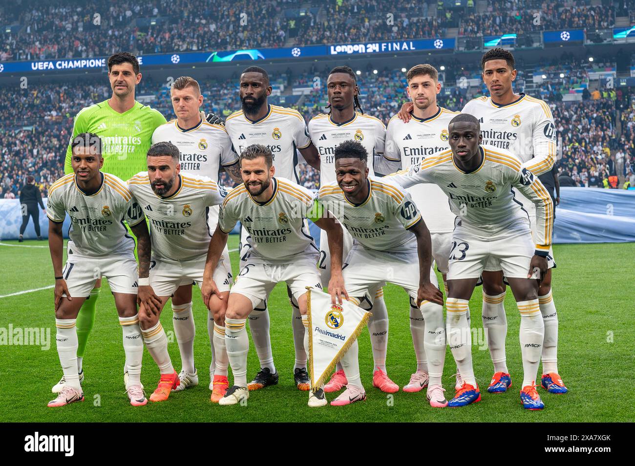 Team (Real Madrid) during the UEFA Champions League 2023 2024 match ...