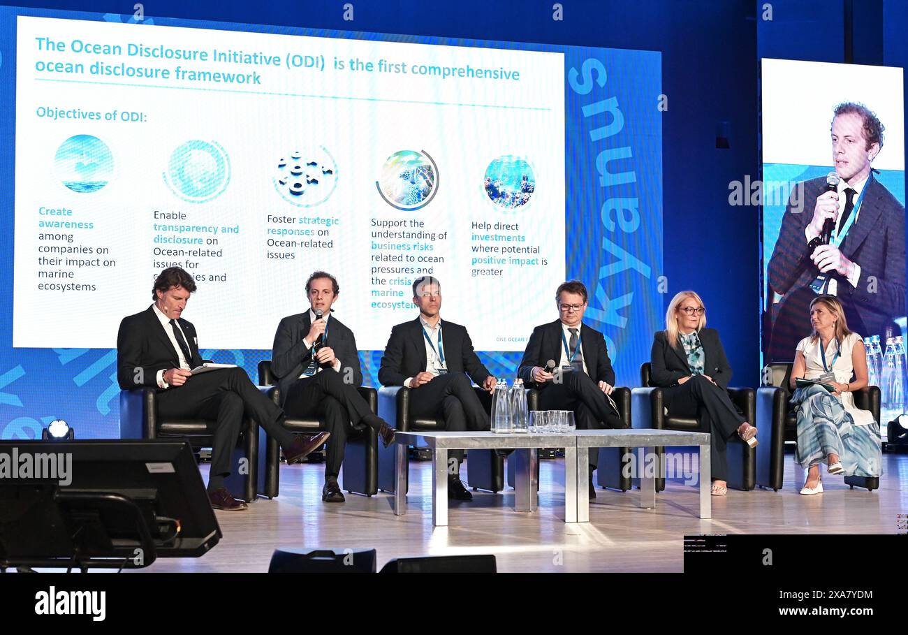 Milan, Italy. 04th June, 2024. Milan, Italy OCEAN WEEK Milan 2024 Blue ...