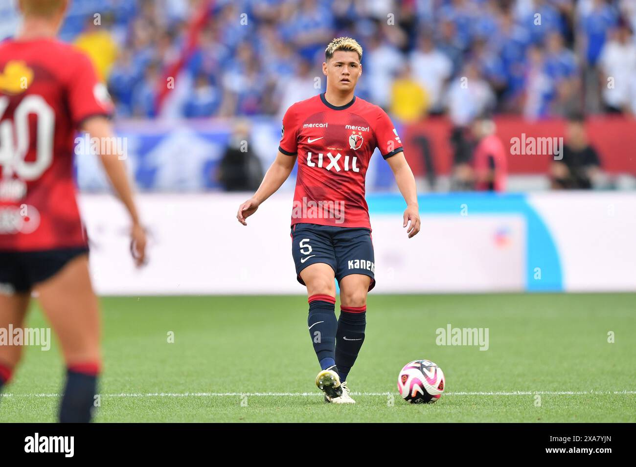 Tokyo, Japan. 1st June, 2024. Kashima Antlers' Ikuma Sekigawa during ...