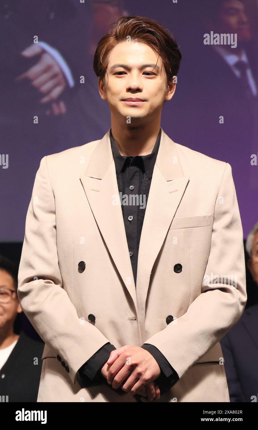 Tokyo, Japan. 4th June, 2024. Burmese actor Win Morisaki attends the ...