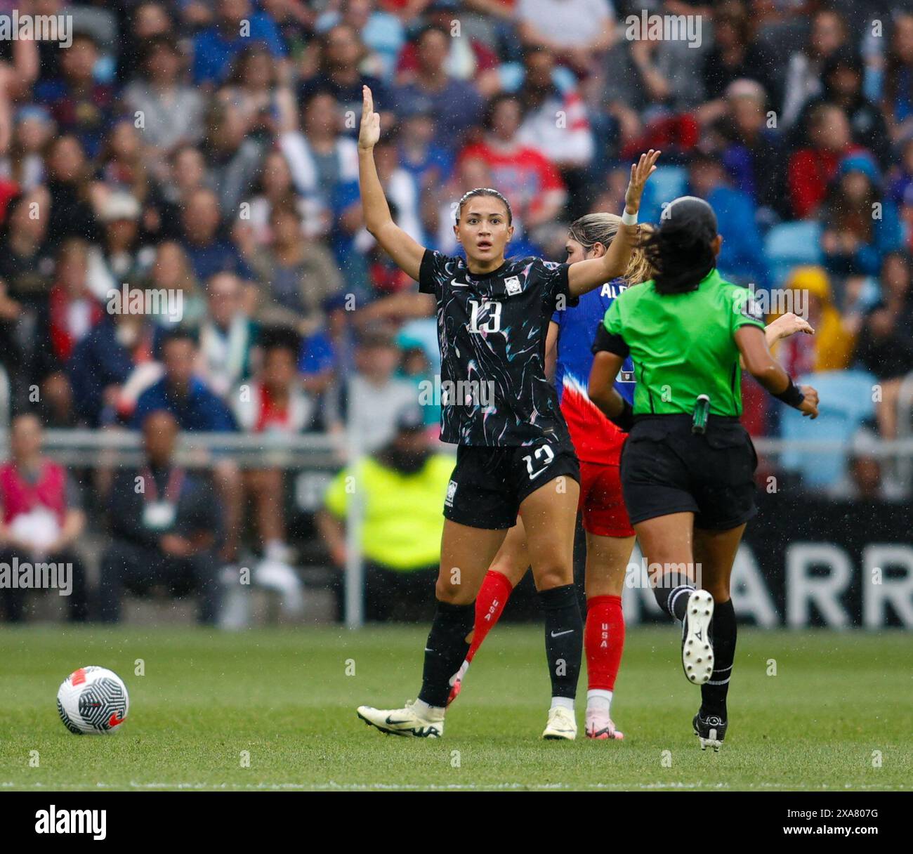 Saint Paul, Minnesota, USA. 4th June, 2024. Korea forward CASEY PHAIR ...