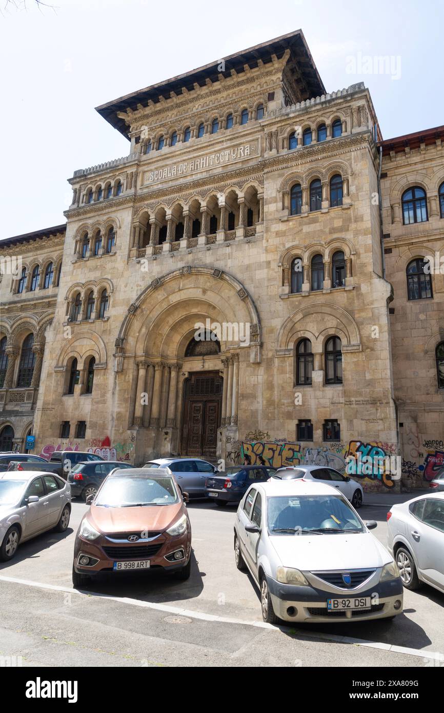 Bucharest, Romania. May 25, 2024. external view of the Documentary ...