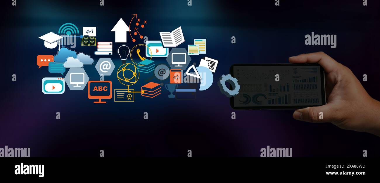 Digital Marketing Strategies Business global internet connection media ...