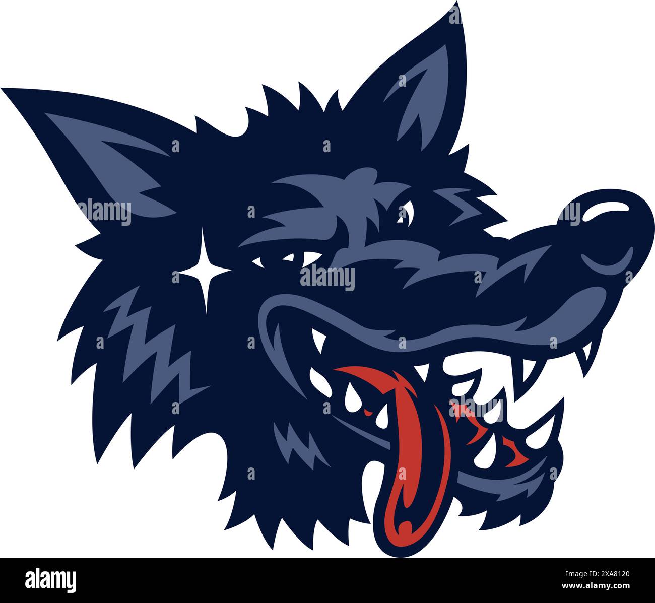 Wolf cartoon hi-res stock photography and images - Alamy