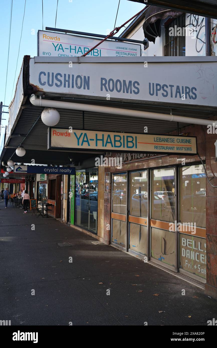 ROWDA Ya-Habibi restaurant Newtown, Sydney, on the 23/04/2024 Shops and ...