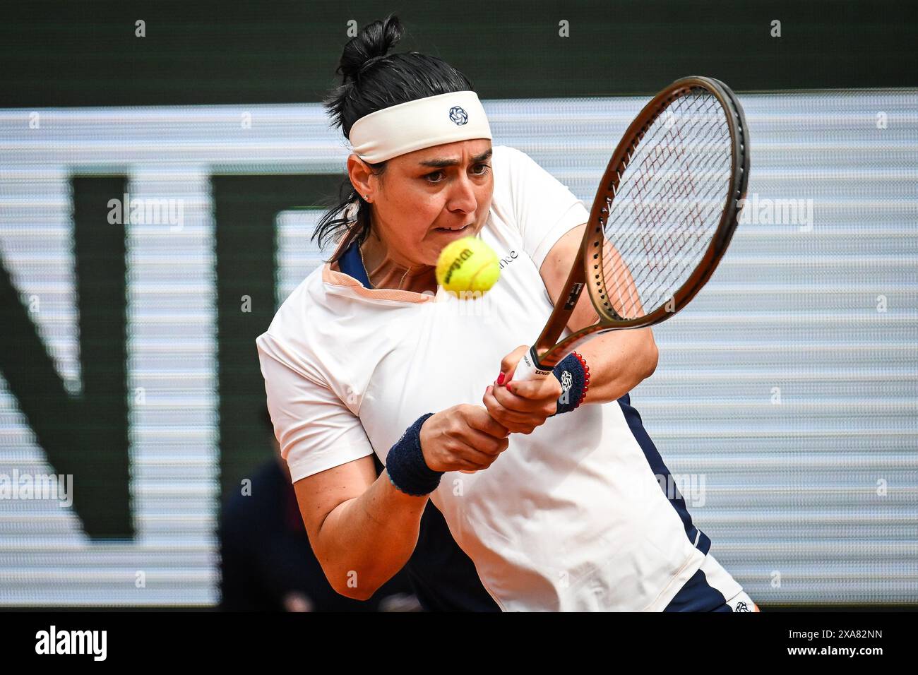 Ons JABEUR of Tunisia during the tenth day of Roland-Garros 2024, ATP ...