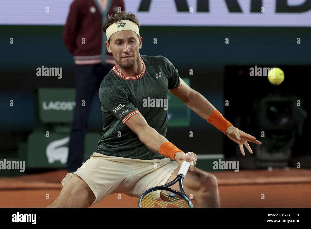 Casper Ruud of Norway during day 9 of the 2024 French Open, Roland ...