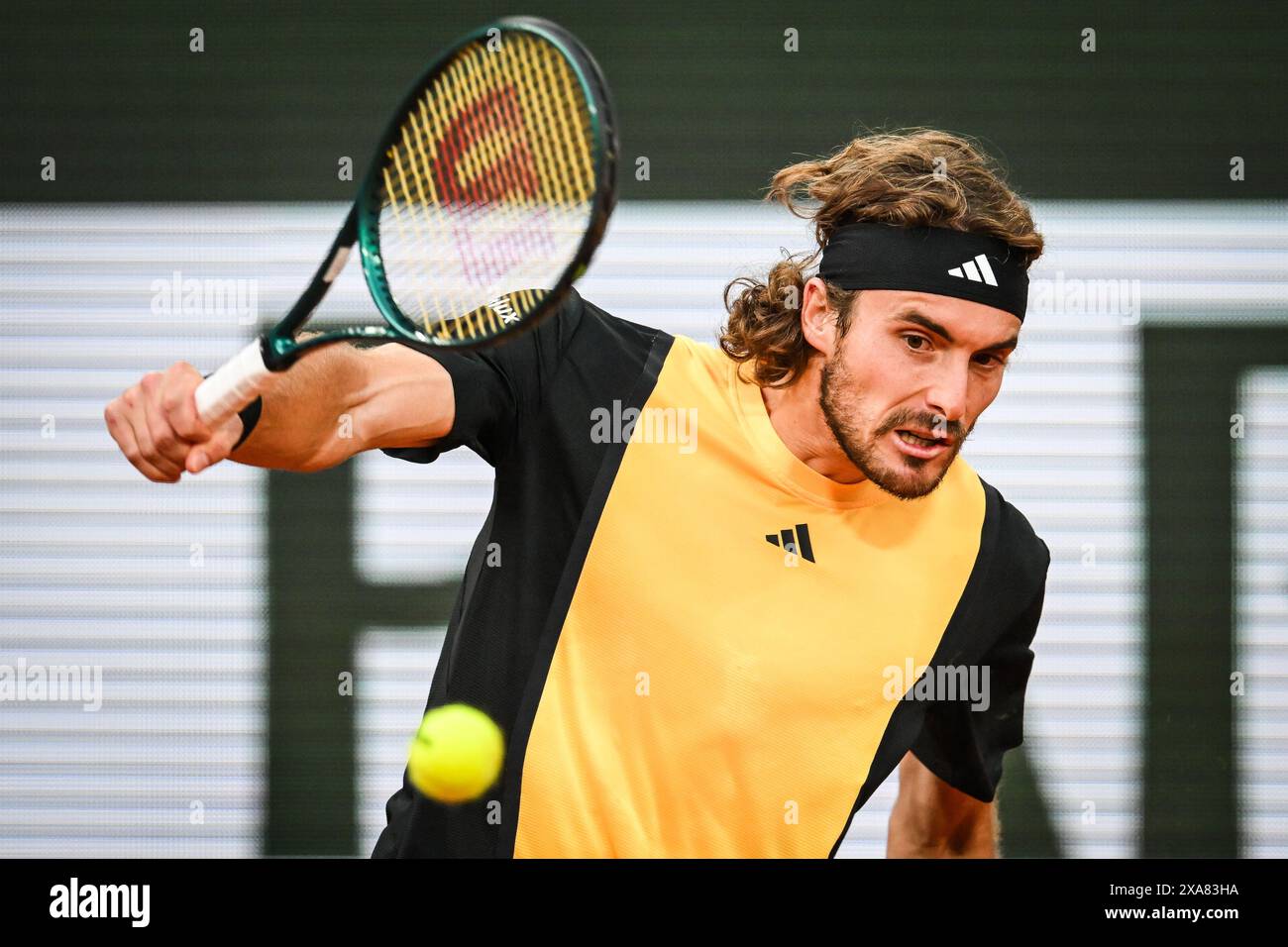 Stefanos TSITSIPAS of Greece during the tenth day of Roland-Garros 2024 ...