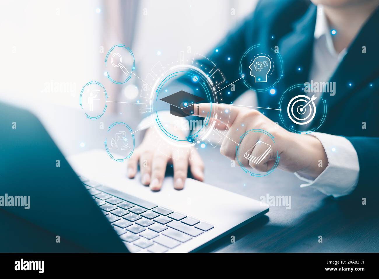 Technology based online instruction hi-res stock photography and images - Alamy