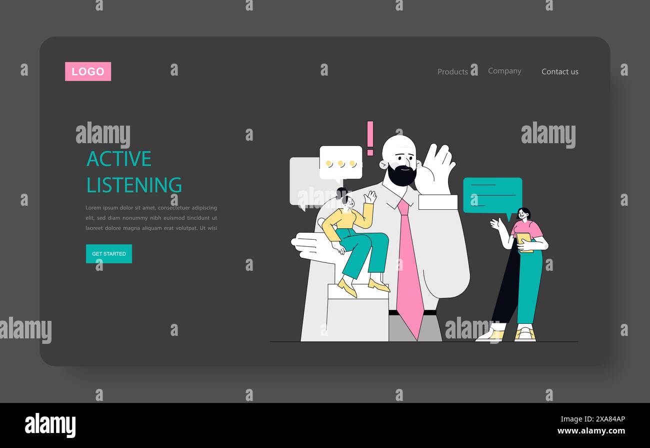 Active listening skills hi-res stock photography and images - Alamy