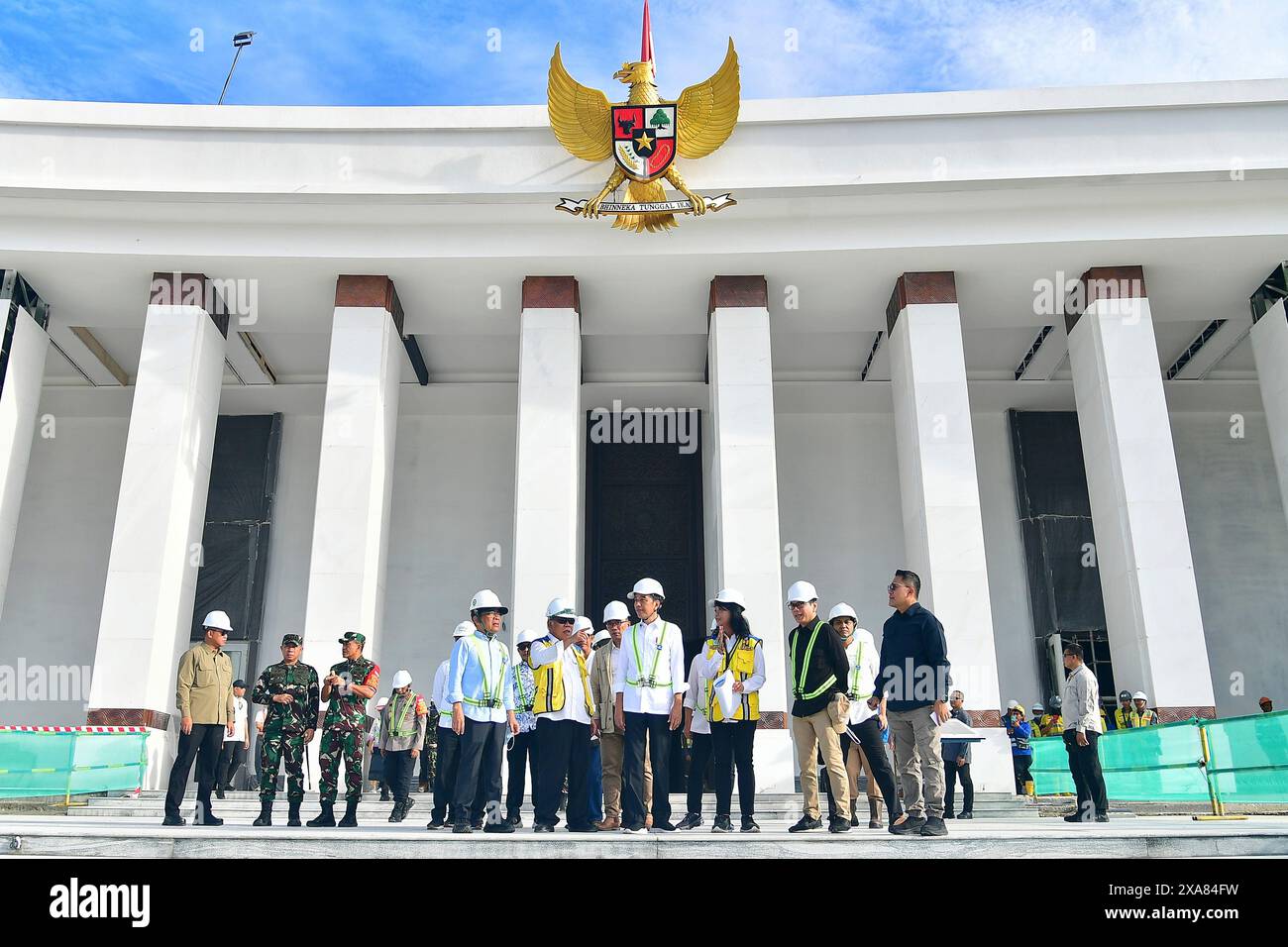 In this photo released by Indonesian Presidential Palace, Indonesian ...