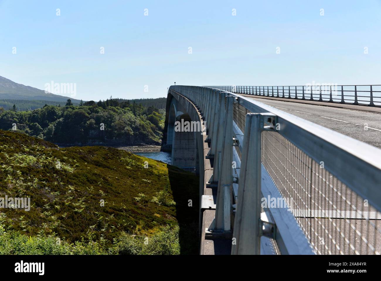 The bridge from the mainland to the Isle of Skye, Isle of Skye, Inner ...