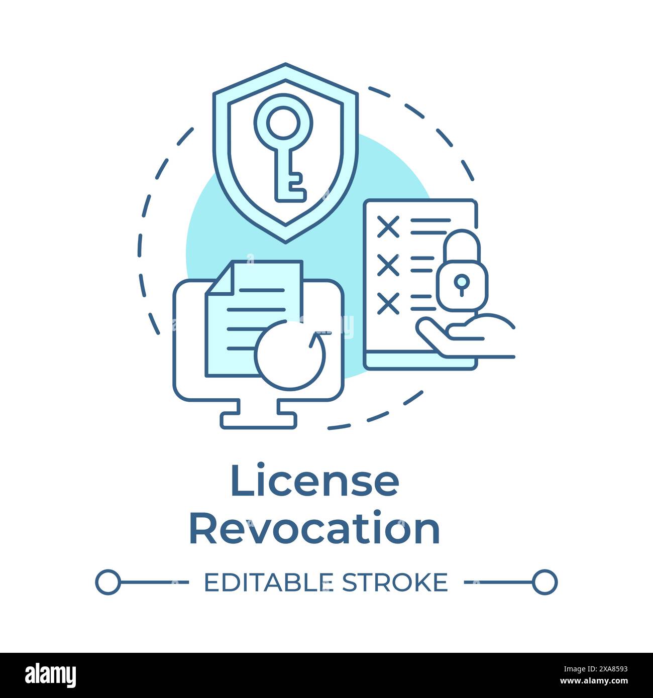 Software license agreement Stock Vector Images - Alamy