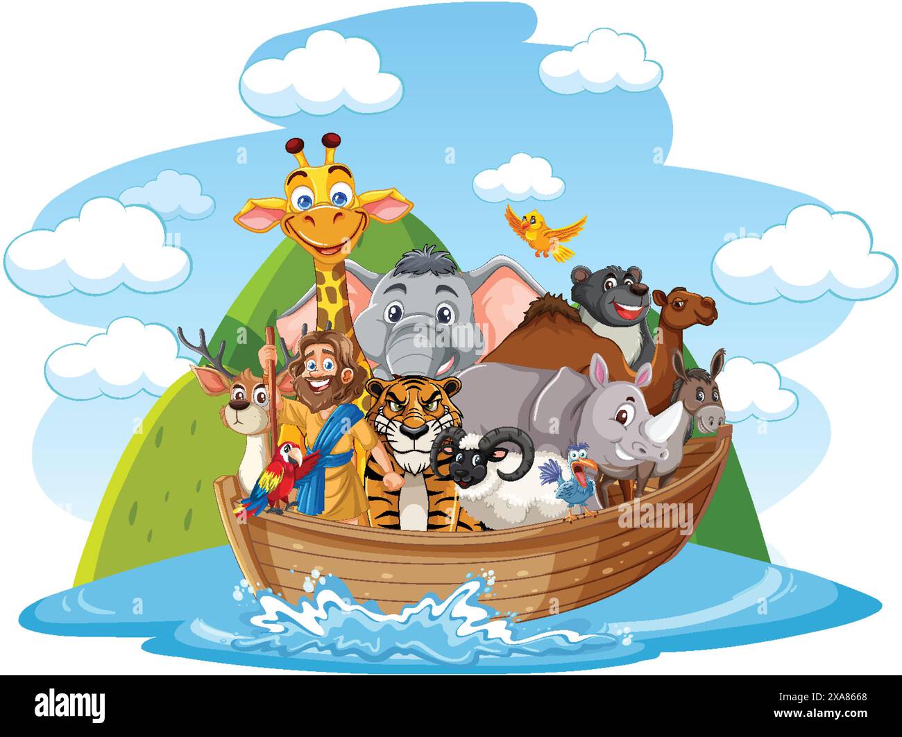 Man animals water Cut Out Stock Images & Pictures - Alamy