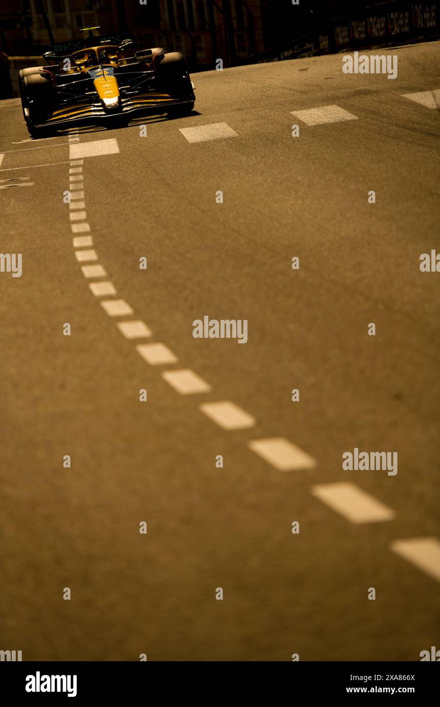 Monte-Carlo, Monaco - 26 MAY 2024, #4 Lando Norris (GBR, McLaren), 2024 Formula 1 Monaco Grand ...