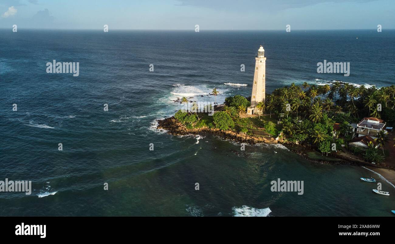 Aerial view of Dondra Lighthouse in Sri Lanka Stock Photo - Alamy