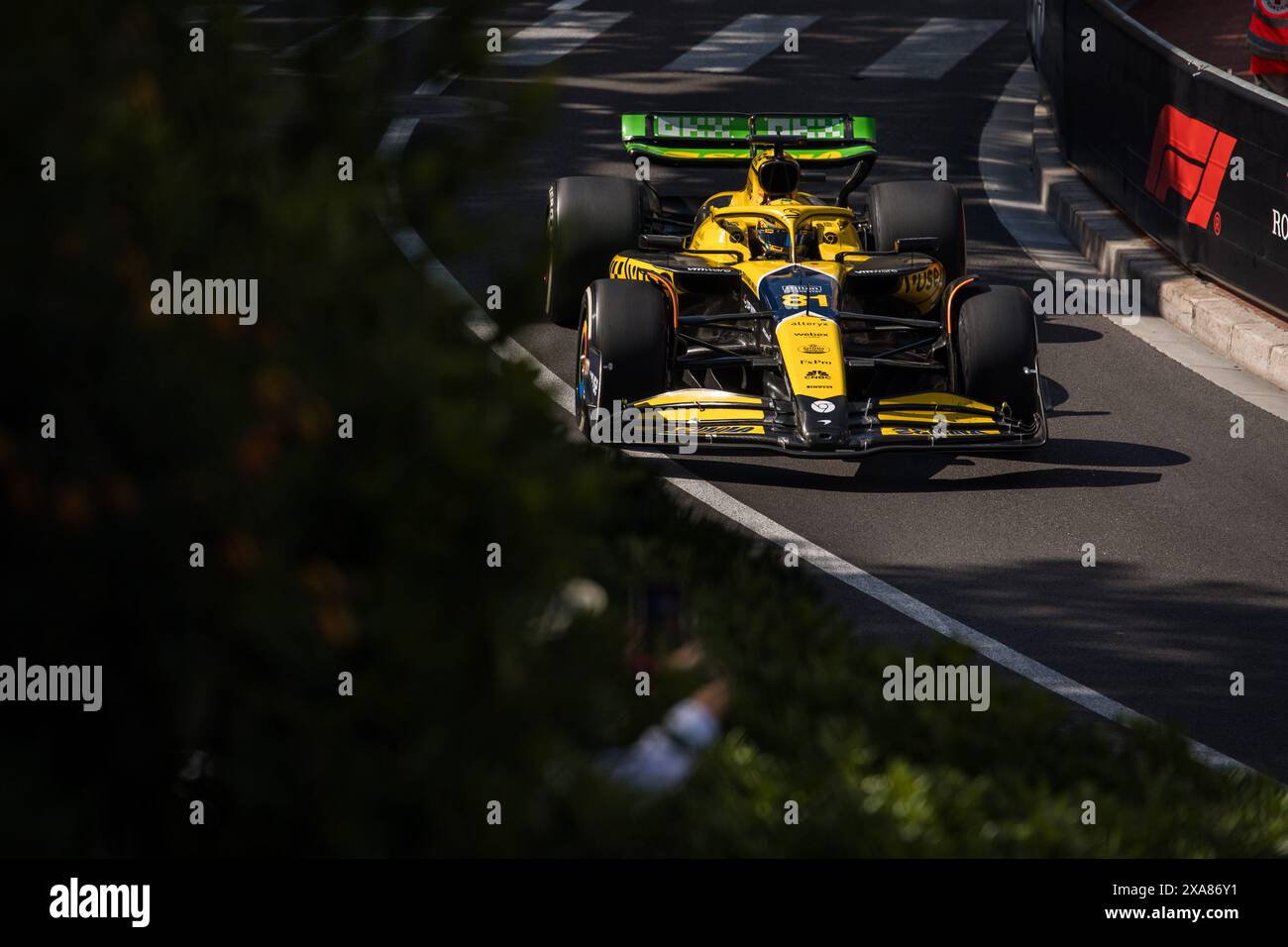 Monte-Carlo, Monaco - 26 MAY 2024, #81 Oscar Piastri (AUS, McLaren), 2024 Formula 1 Monaco Grand ...